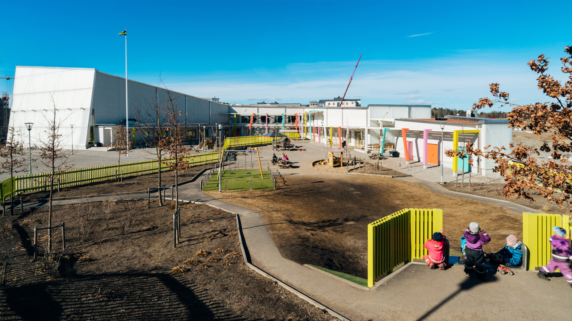 Herrestaskolan- miljöcertifierad skola i Barkarbystaden