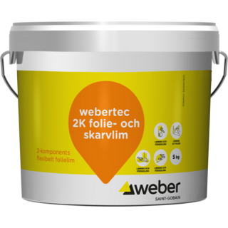 webertec 2K folie- och skarvlim - vit kulör, nytt namn! | Weber Sverige