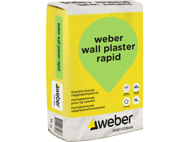 weber wall plaster rapid : Betong / Cement / Vägglagning | Weber Sverige