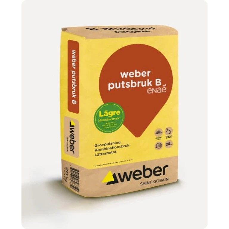 Weber putsbruk B enaé : Fasad / Puts- och murbruk | Weber Sverige